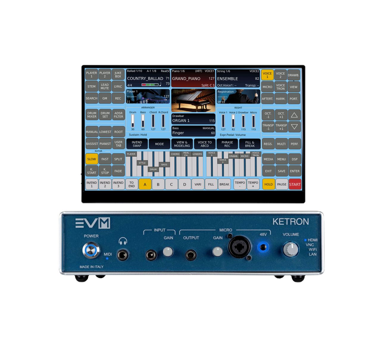 "Event" Electronic Keyboards | KETRON